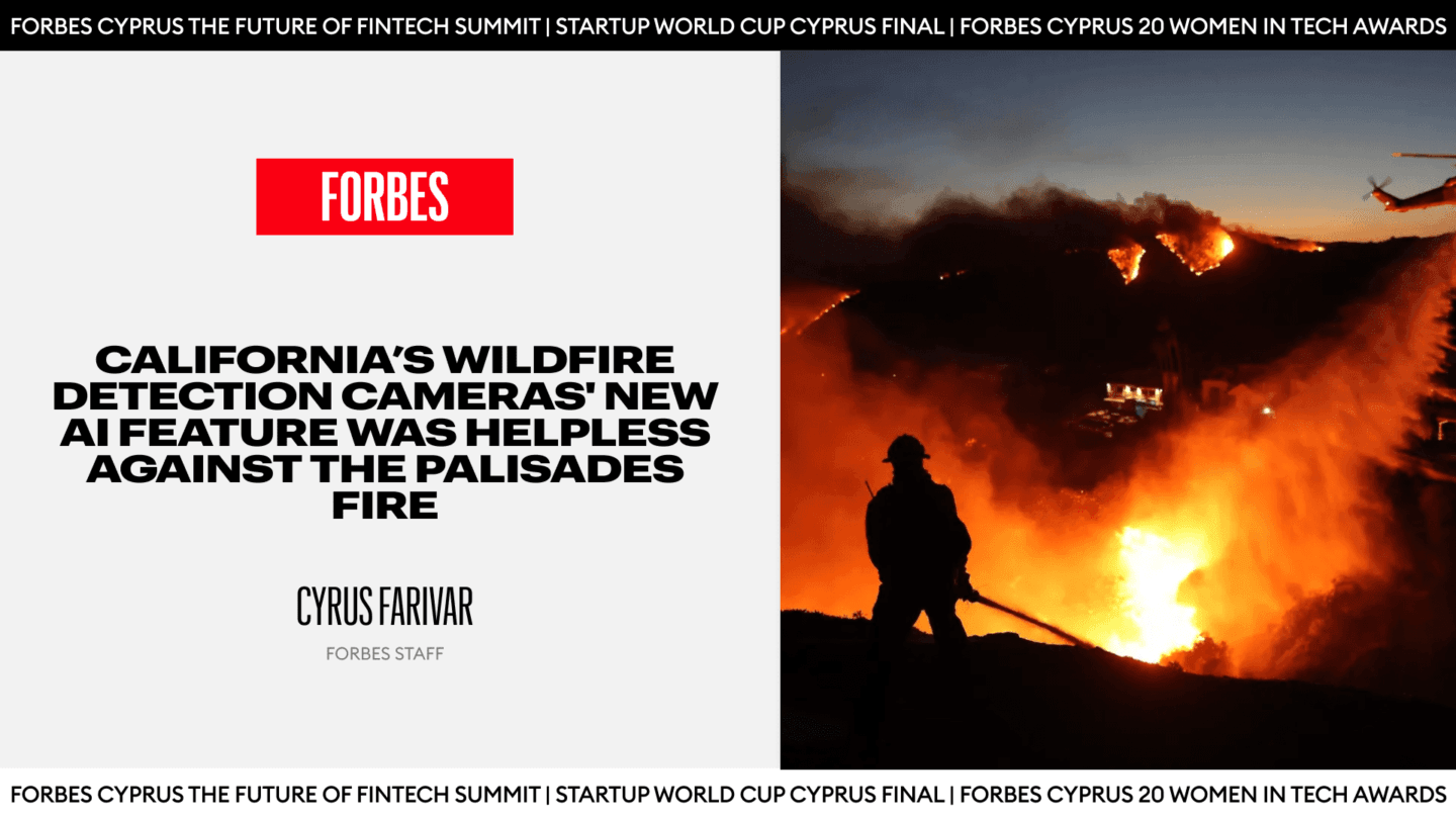 California’s Wildfire Detection Cameras' New AI Feature Was Helpless ...